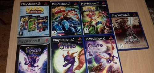 Игры для PS2 лицензия. Коллекция, набор 9 дисков