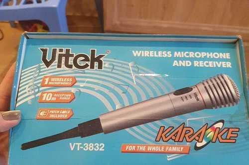 Микрофон для караоке Vitek VT-3832