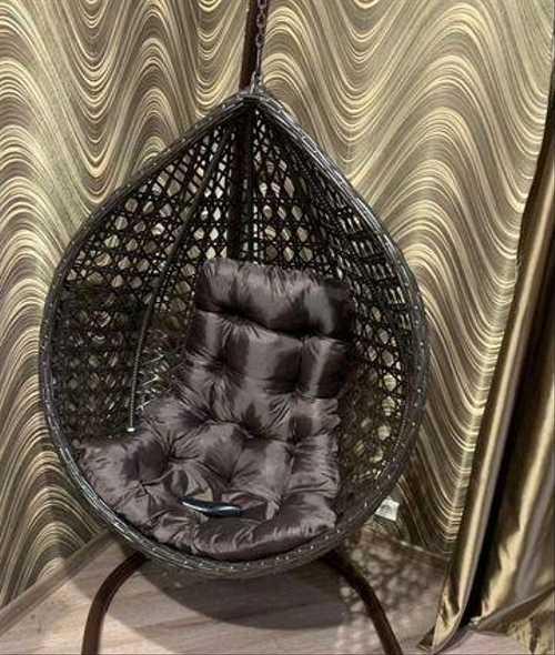 Кресло подвесное из ротанга