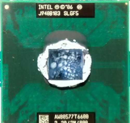 Процессор Intel Core2 T6600 S478 для ноутбука