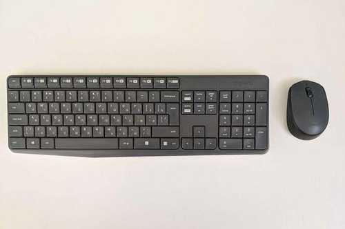 Комплект Logitech MK235 беспроводной