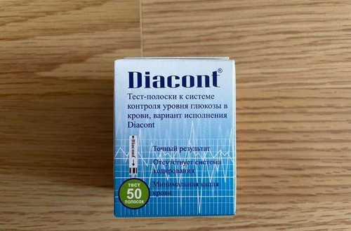 Тест-полоски diacont (диаконт) N50