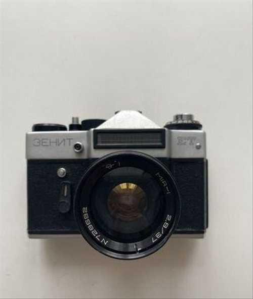 Плёночный фотоаппарат Zenit ET с объективом MIR-1