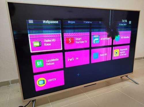 Телевизор Xiaomi MiTV 3S 48 матрица повреждена