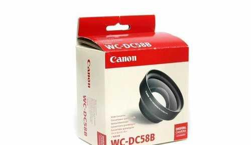 Широкоугольный конвертер Canon WC-DC58B x0.75