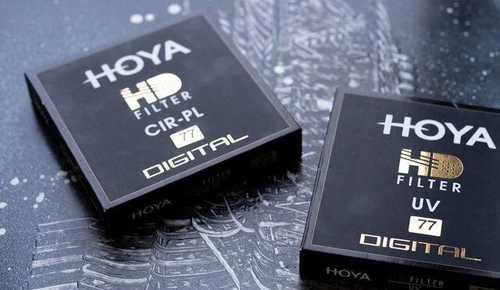 Светофильтры hoya HD CIR-PL 77mm hoya HD UV 77mm
