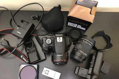 Фотоаппарт Canon 1200D с полным комплектом