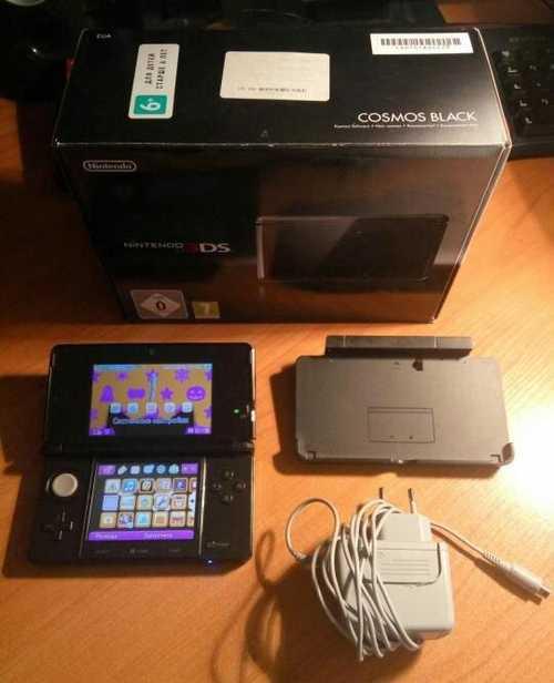 Nintendo 3DS Cosmos Black Прошитая Лимитка