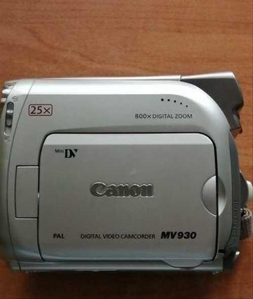 Видеокамера canon MV 930
