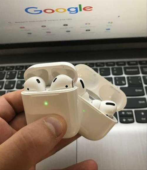 Беспроводные наушники airpods 2,3