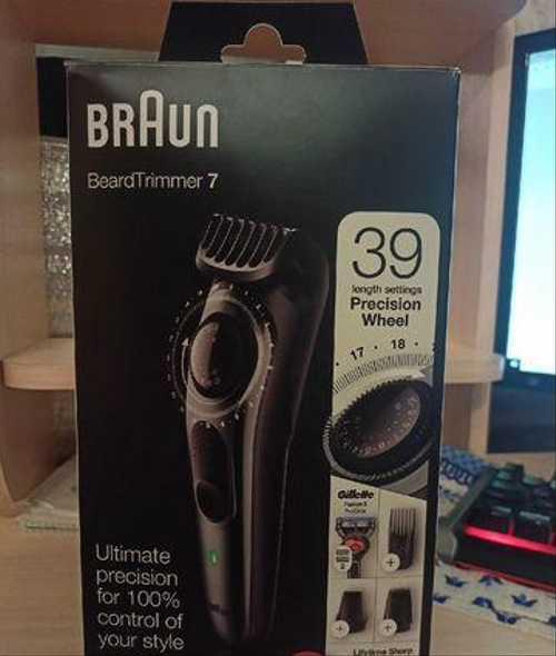 Триммер Braun BeardTrimmer 7