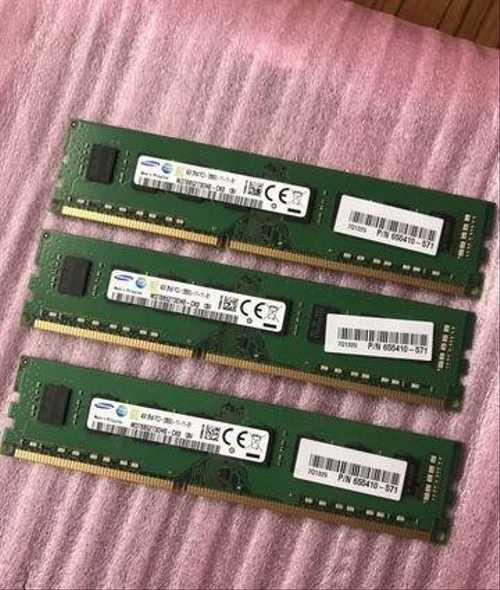 Оперативная память SAMSUNG DDR3 1600 4 GB
