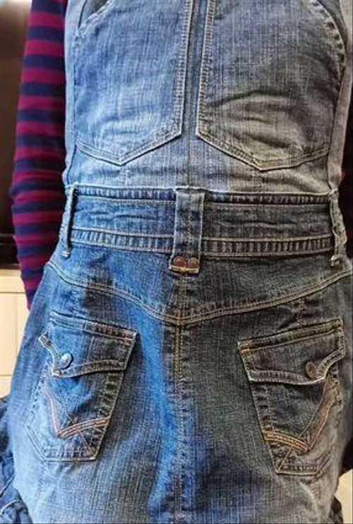 Фартук джинсовый новый