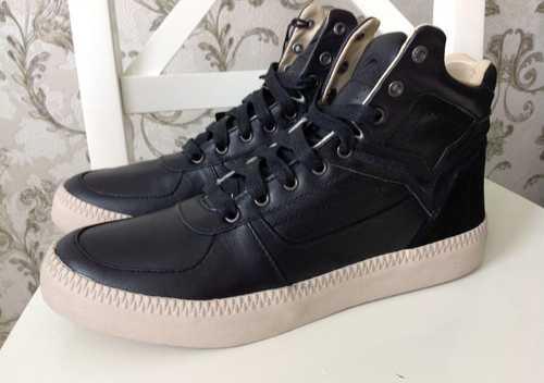 Diesel высокие кожаные кеды сникеры р. 42