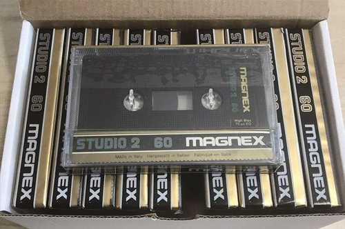 Аудиокассеты Magnex Studio 2 60 хром новые