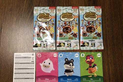 Amiibo cards амиибо карточки Animal Crossing