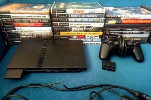 Sony PS2+39игр