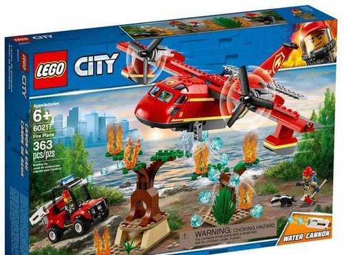 Конструктор lego City 60217 Fire Пожарный самолет