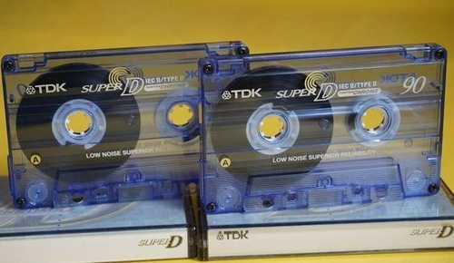 TDK Super D90 Type II - аудиокассеты / 2 кассеты