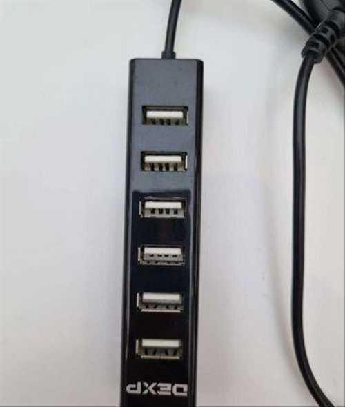 USB-разветвитель dexp BT7-01
