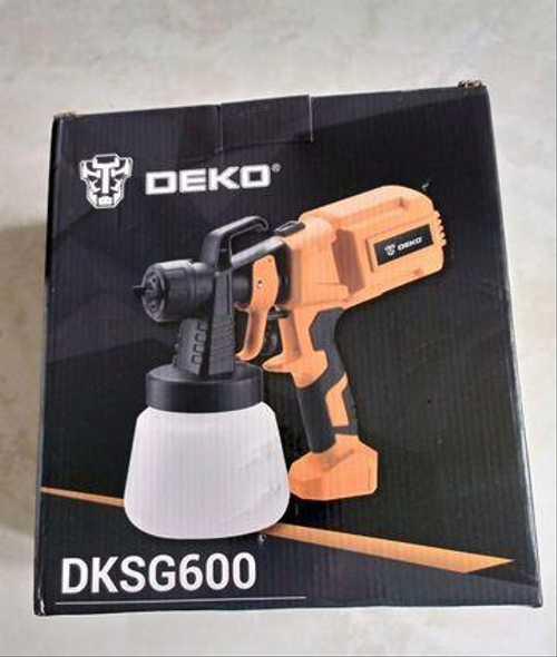 Краскопульт электрический deko dksg600 600 Вт