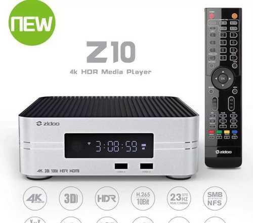 Новый медиаплеер Zidoo Z10 Realtek RTD1296DD