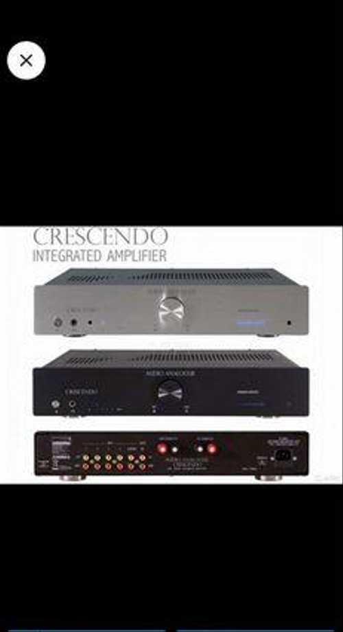 Новый Audio Analogue crescendo усилитель