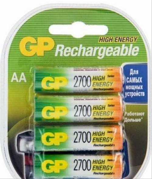 Аккумулятор 2700 GP Rechargeable AA