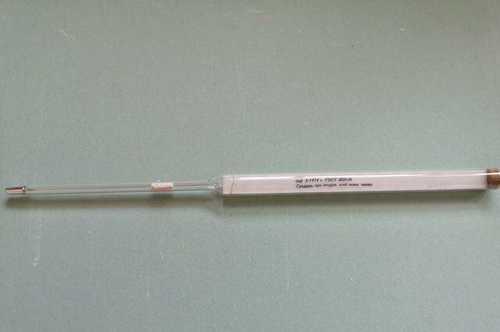 Термометр ртутный лабораторный от 0 до +100. 1974