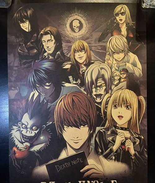 Постер тетрадь смерти death note