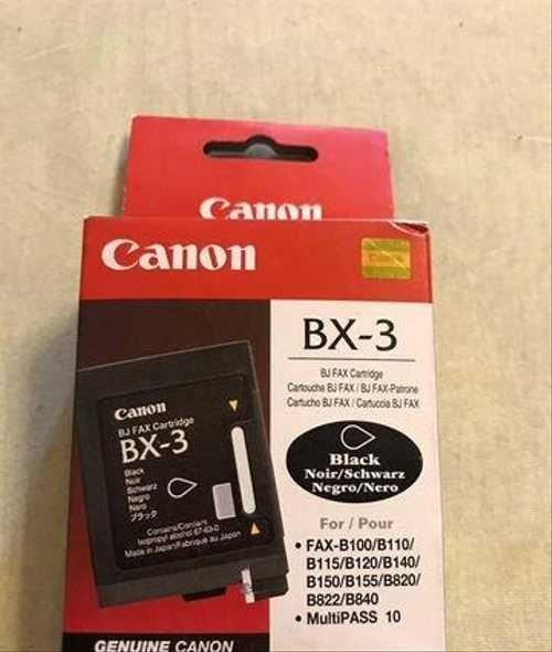 Картридж Canon BX-3 черный
