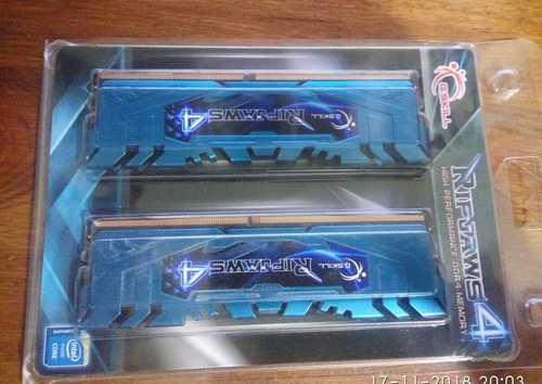 G.Skill Ripjaws DDR4 8GRB Kit 3200 CL15 (2x4GB)