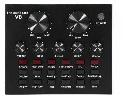 Внешняя звуковая карта V8
