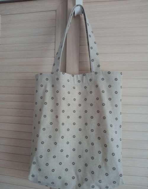 Сумка шопер лён