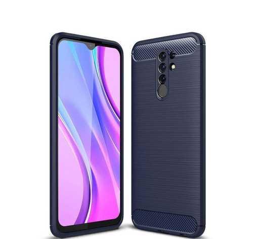 Чехол Carbon Fibre для Xiaomi Redmi 9