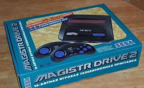 Приставка Sega magistr drive 2 (160 встроенных игр