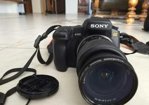 Зеркальный фотоаппарат Sony dslr-A300