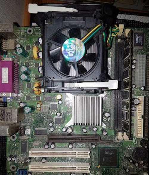Комплект intel D845gerg2 + Pentium4 1800 + память