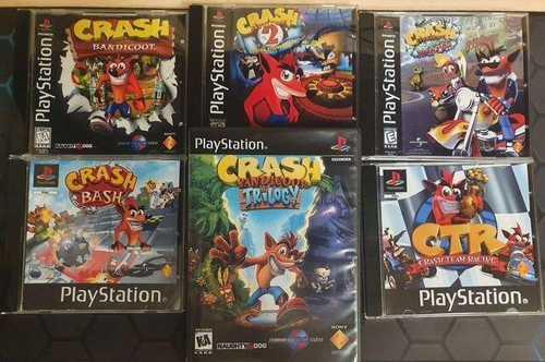 Crash Bandicoot Collection ps1 ps one пс1