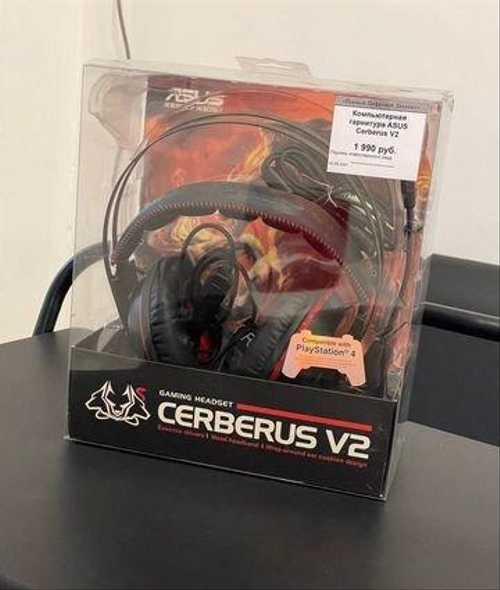 Гарнитура asus Cerberus V2 красные