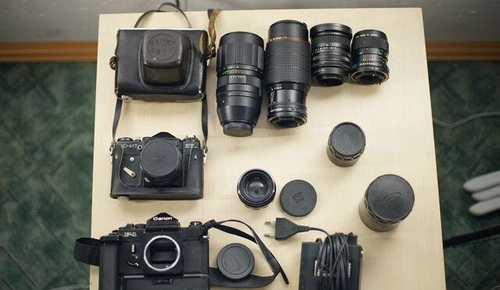 Пленочные фотоаппараты и объективы