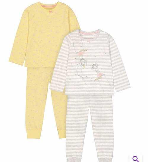 Пижамы новые mothercare 122