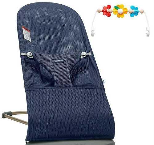 BabyBjorn Кресло-шезлонг Bliss Mesh цвет темно-син