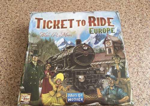 Настольная игра Ticket to Ride Europe