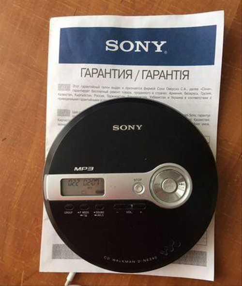 Cd плеер sony walkman D-NE240