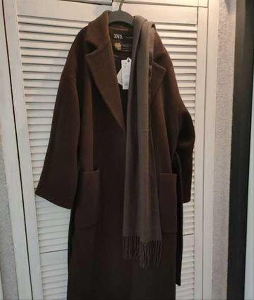 Пальто Zara Manteco, новое