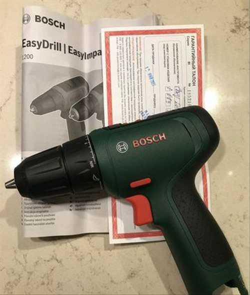 Дрель-шуруповерт EasyDrill 1200 bosch 06039D3005