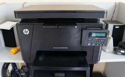 Цветной мфп HP LaserJet Pro MFP M176n