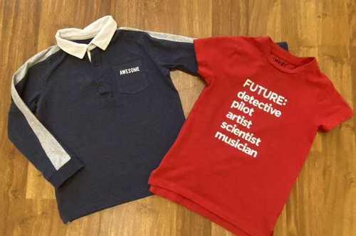 Две футболки фирмы Mothercare. На 6-7 лет