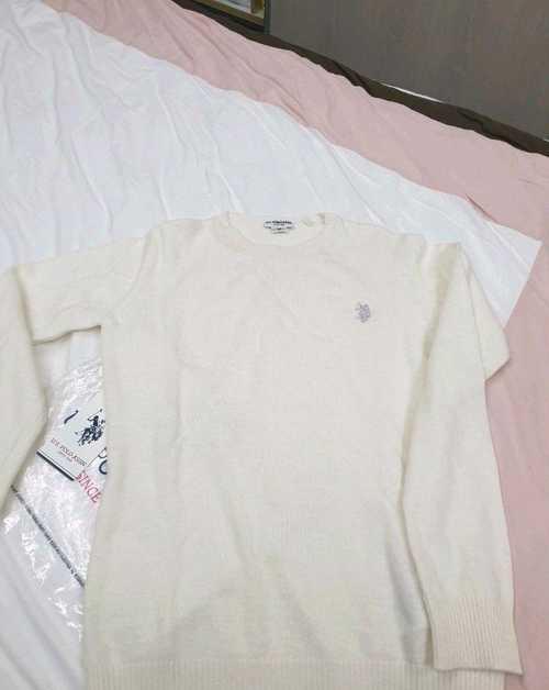 Джемпер белого цвета U.S.Polo Assn